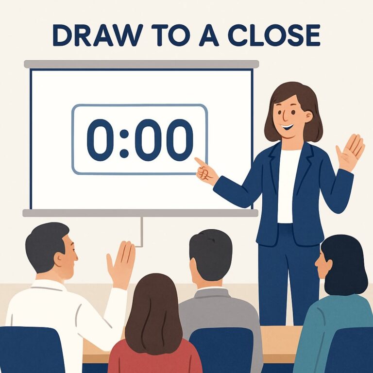 Draw to a Close - Business English Booster