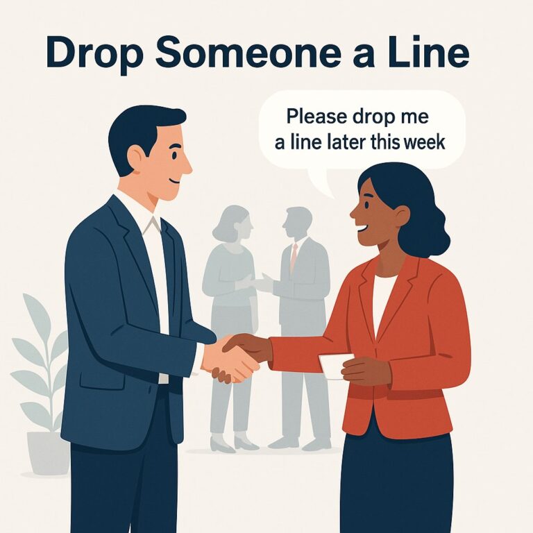 Drop Someone a Line Meaning | Examples + Mini Quiz