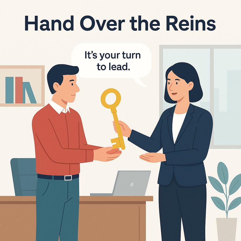 Hand Over the Reins - Business English Booster
