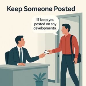 Keep Someone Posted Meaning | Examples & Mini Quiz