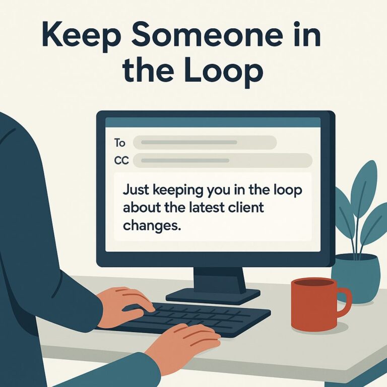 Keep Someone in the Loop - Business English Booster